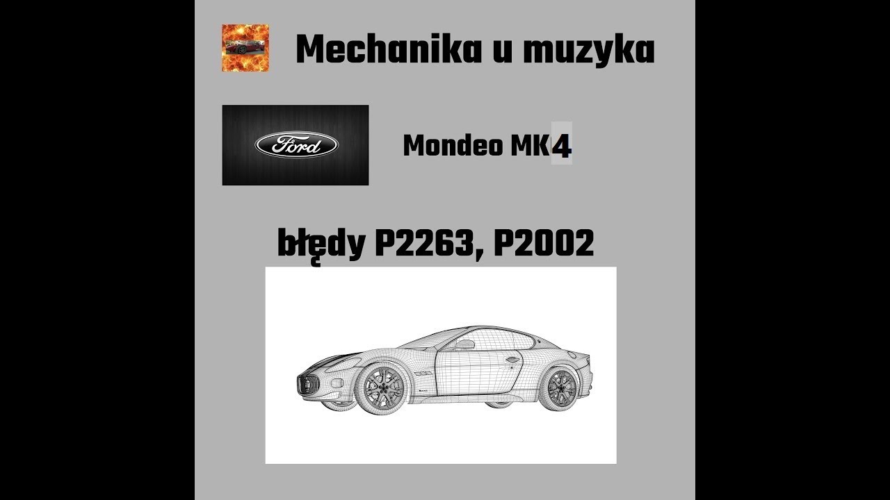 Błędy P2263,P2002 Ford Mondeo MK6 . DPF i Turbo, - YouTube