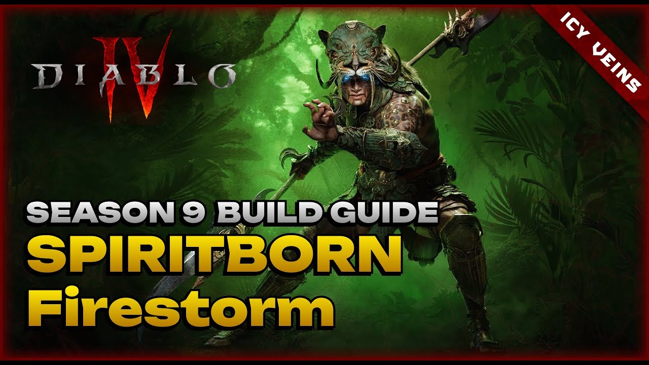 Diablo 4 Firestorm Spiritborn - Season 9 Build Showcase - YouTube
