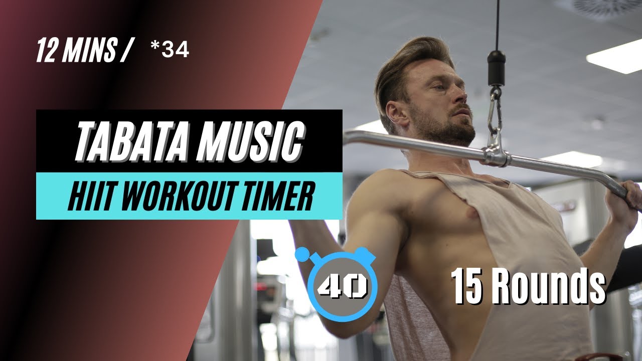 Tabata music - musique tabata - 40/10 [Timer with voice] ️ - YouTube