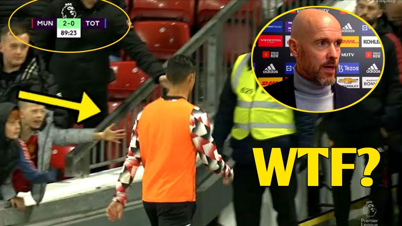 Humiliating act of Cristiano Ronaldo, Angry Ten Hag - Bernarto Silva to ...