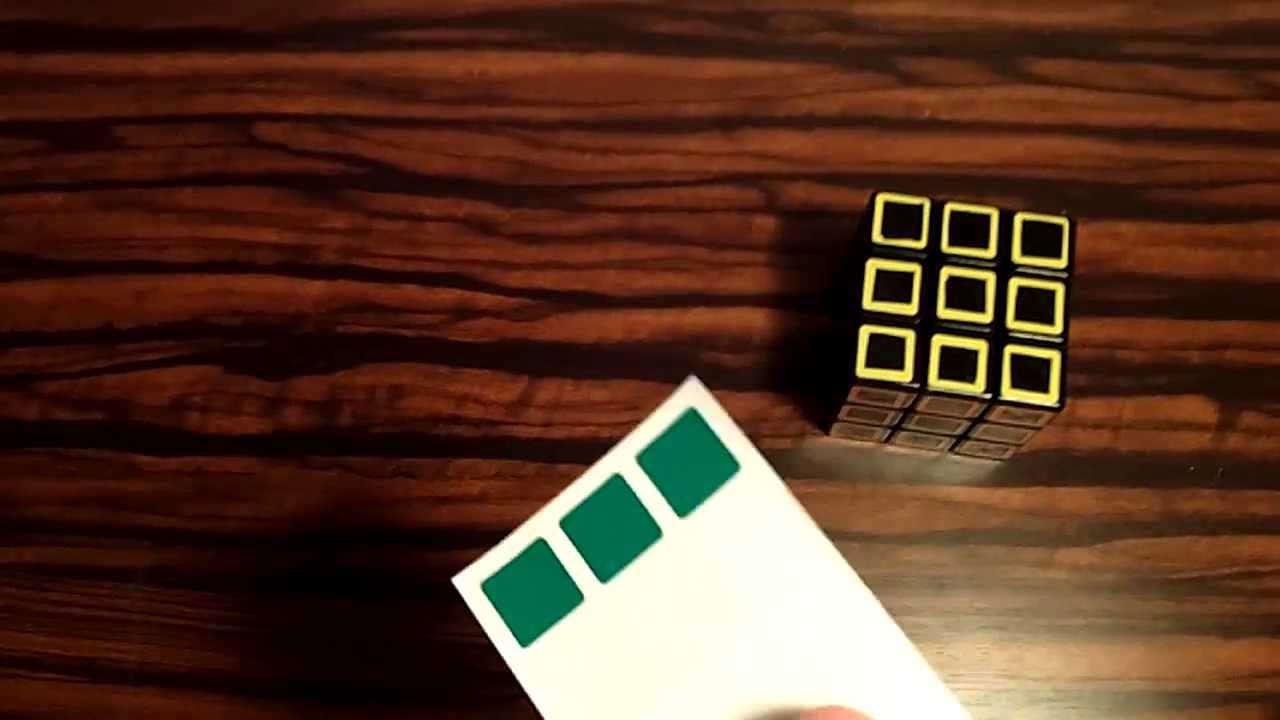 3x3 Sticker Mod - YouTube