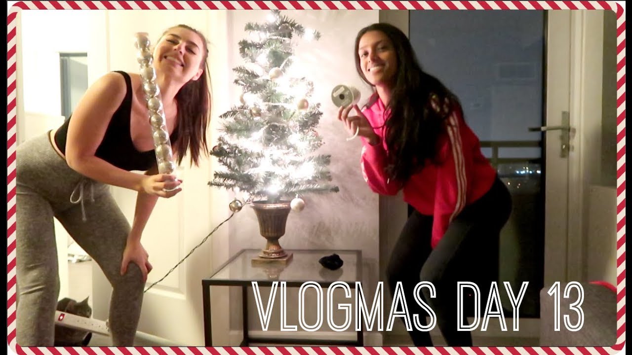 Decorating The Christmas Tree Vlogmas Day 13 Youtube