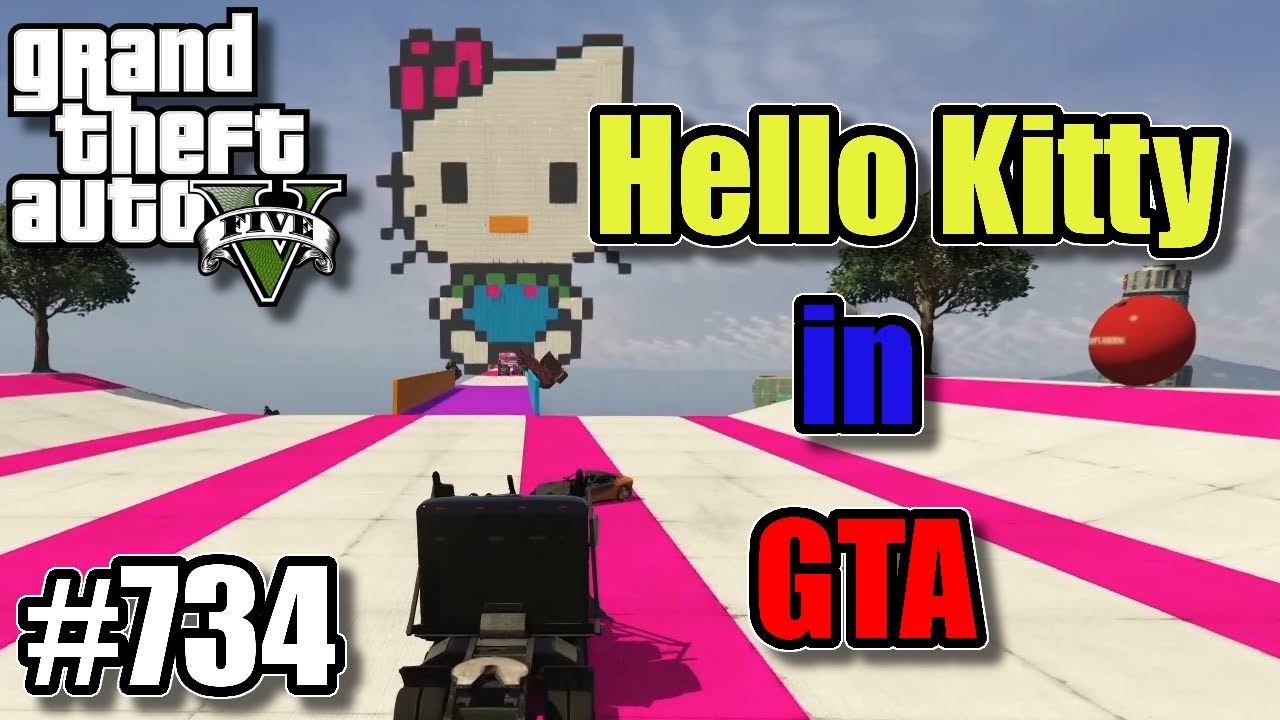 Let´s Play GTA 5 Online #734 Hello Kitty in GTA | Custom Maps [GER][PC ...