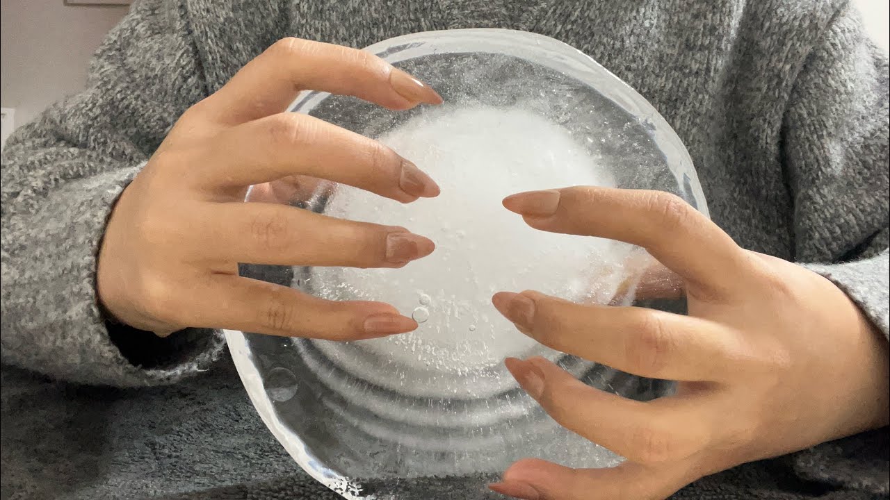 ASMR- Super Fast Tapping and scratching on Ice 🥶🧊*No talking* - YouTube