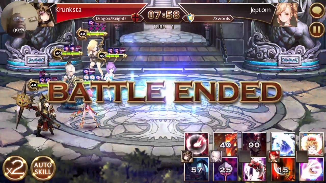 Seven Knights guild war 10/18/16 - YouTube