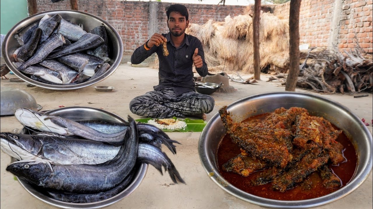 देसी बुआरी मछली बनाने की विधि| Buwari /barari fish curry recipe cooking ...