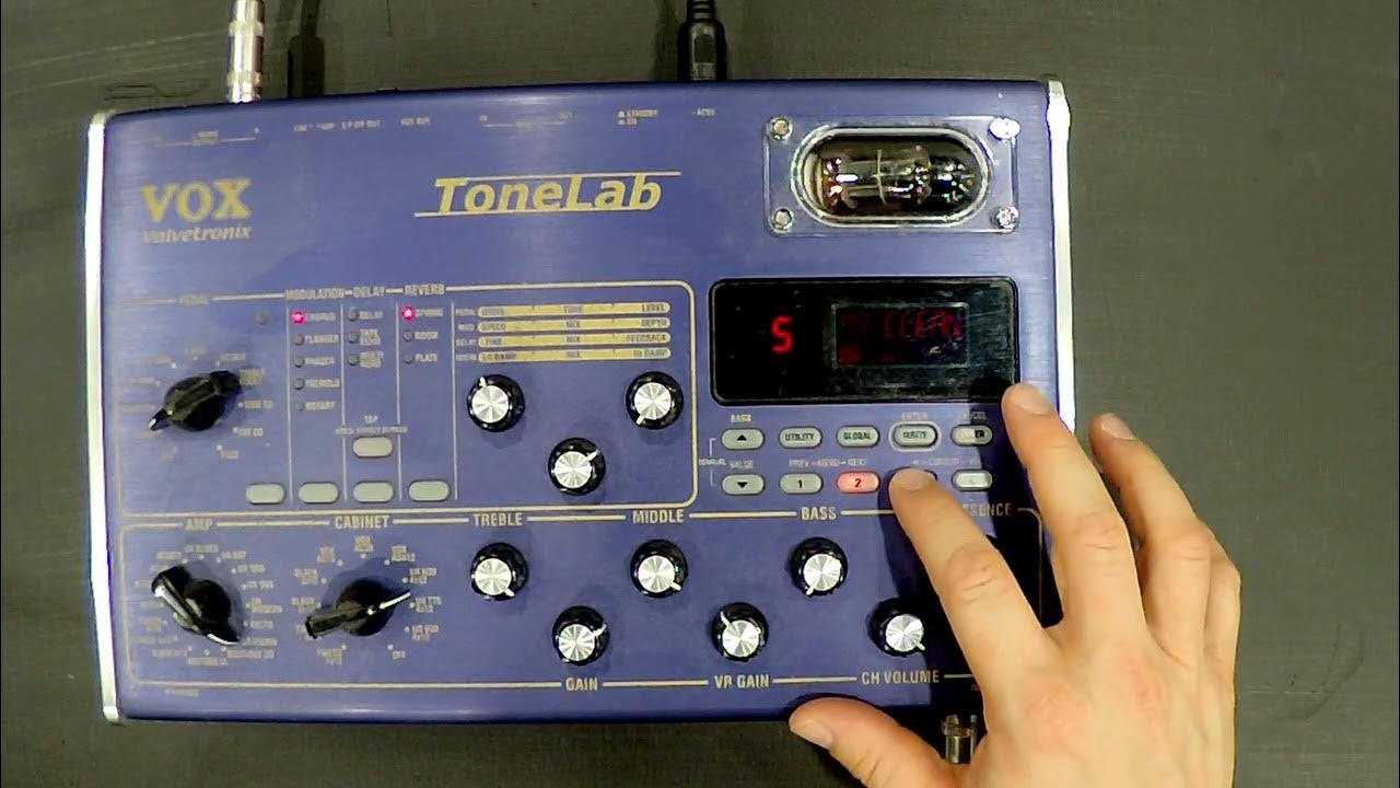 VOX Valvetronix Tonelab - Pedal Profile Video - YouTube