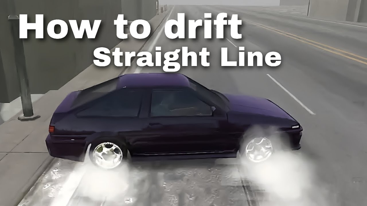 How to Drift in Straight Line/Continuous Drift [ Car Parking ...