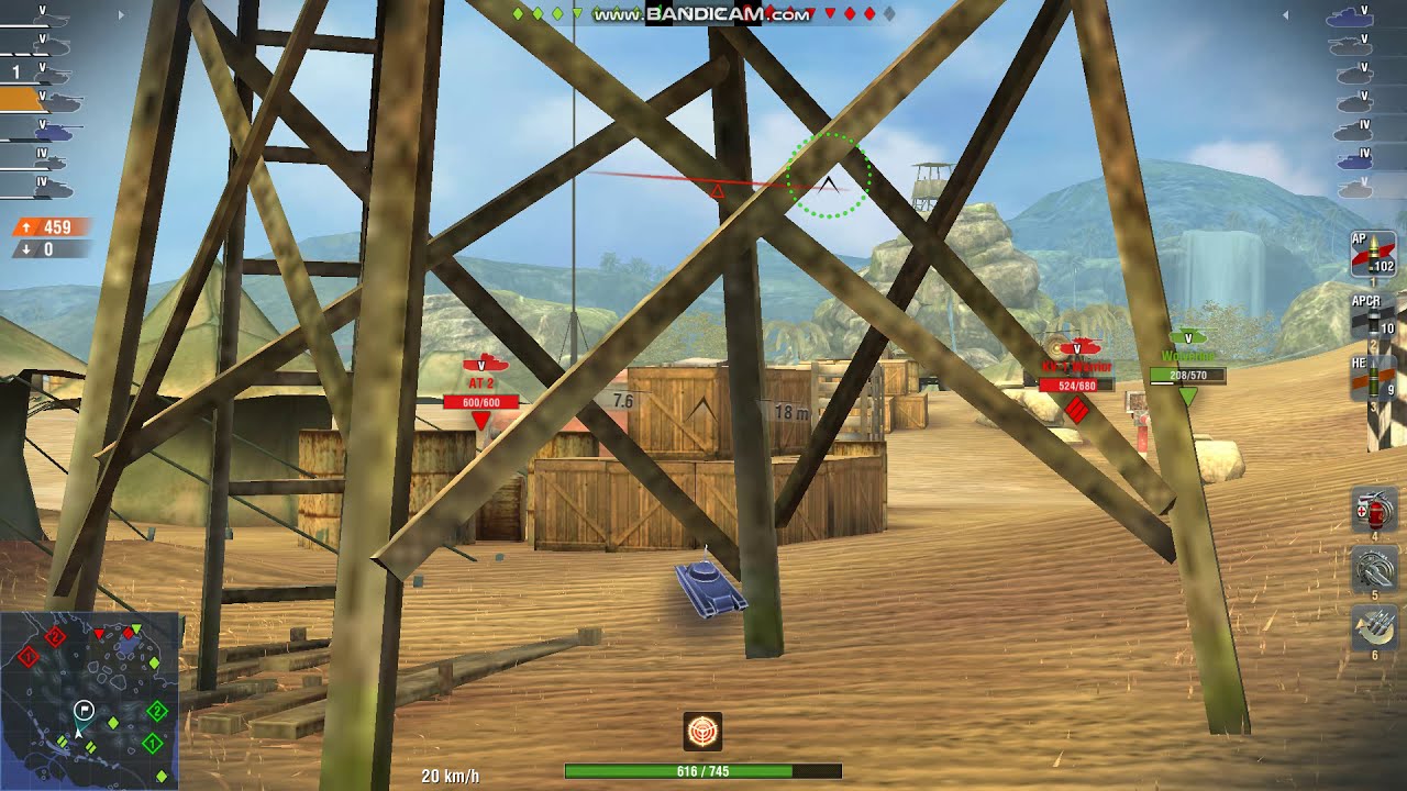 World of Tanks Blitz - Pz. V IV 1970DMG 4Kills - YouTube