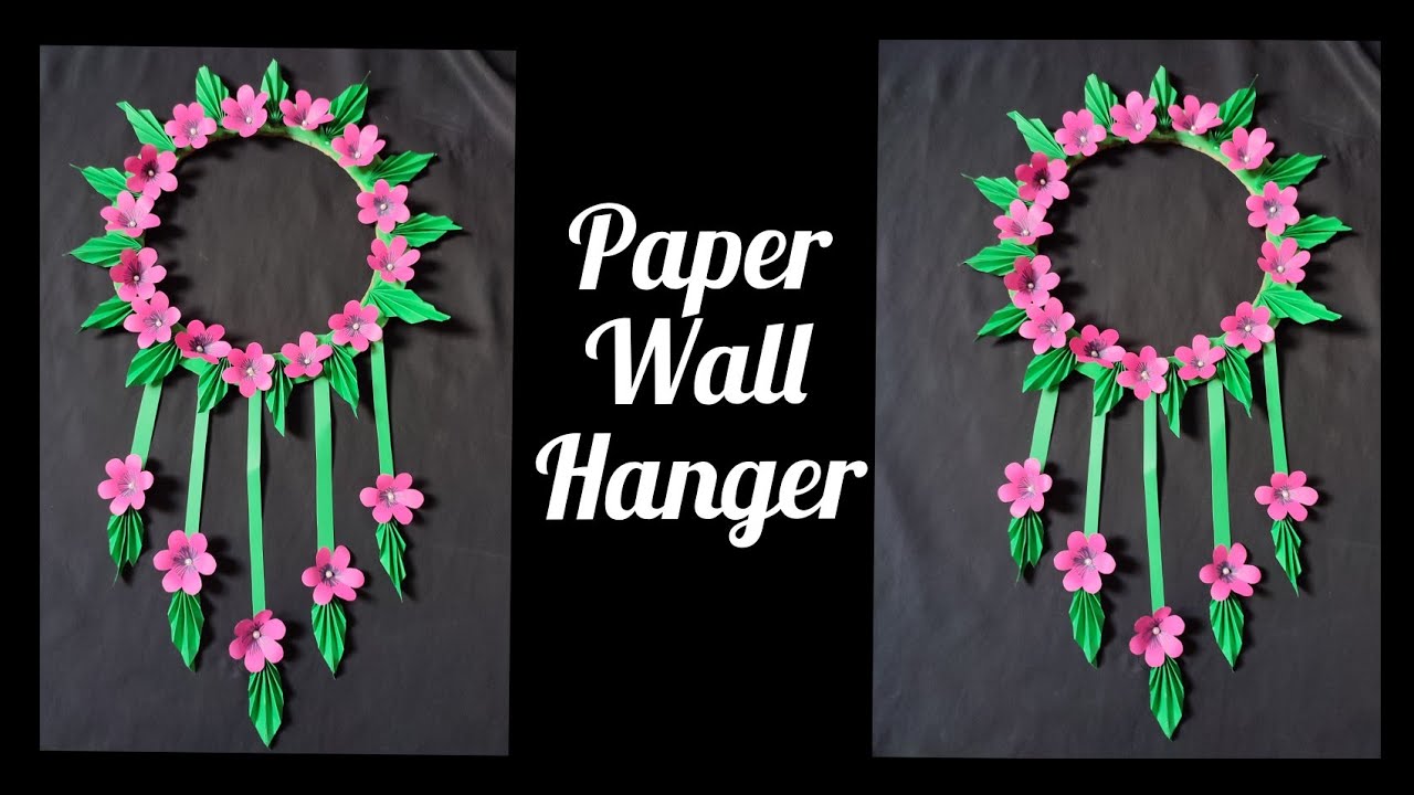 Paper Wall Hanger by Zaryam Art and Craft. - YouTube