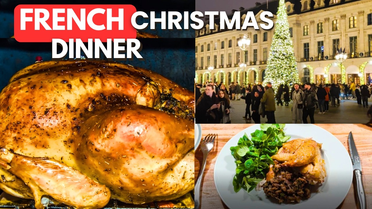 Real French Christmas dinner in Paris | What French eat for Christmas🎄 ...