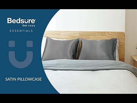 Bedsure Satin Pillowcase for Hair and Skin Silk Pillowcase 2 Pack 😎 [AMAZON SPECIAL DISCOUNT 2021] 😎