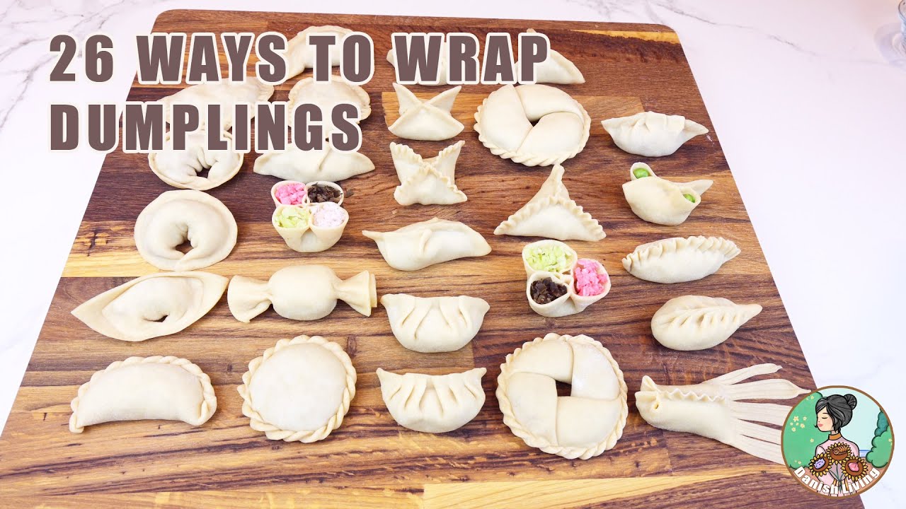 26 ways to wrap a dumpling | Chinese dumpling cooking | Dumpling recipe ...
