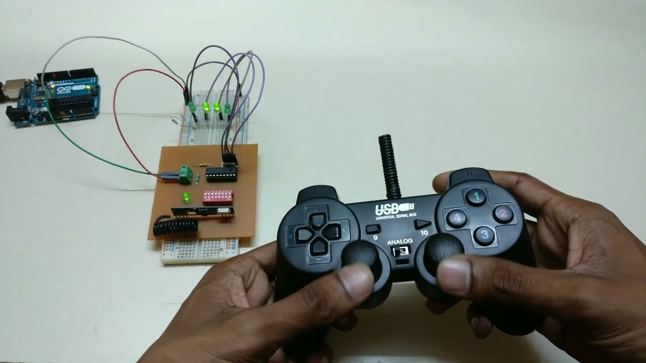 RF Remote Control Using 434MHz RF Module and ATmega328P (Arduino ...