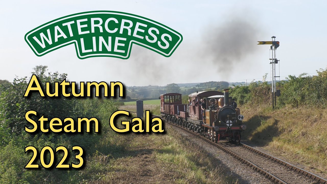 Watercress Line Autumn Steam Gala 2023 - The Highlights - YouTube