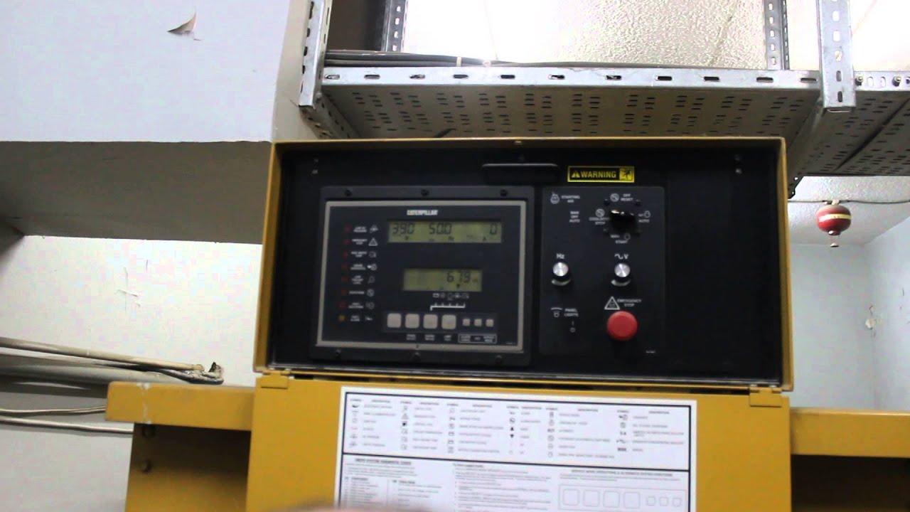 CAT 3516 Start Up Video - YouTube