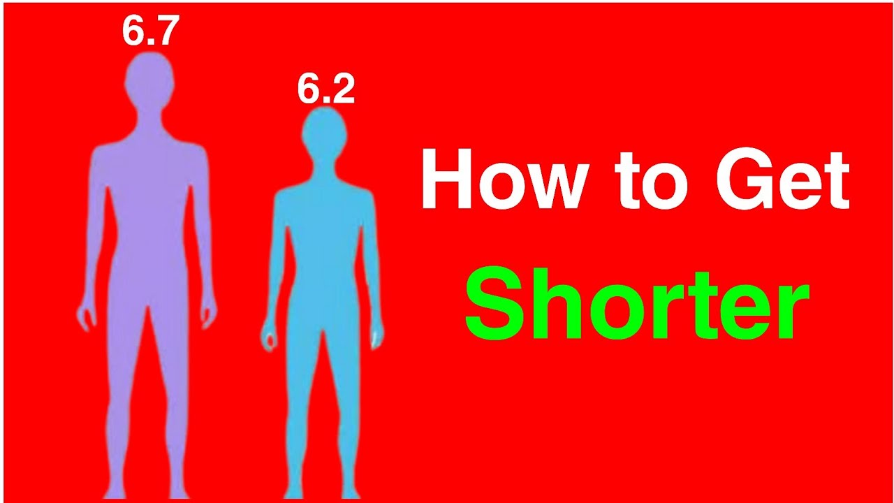 How To Get Shorter & Decrease Your Height | Height Kam Karne Ka Tarika ...