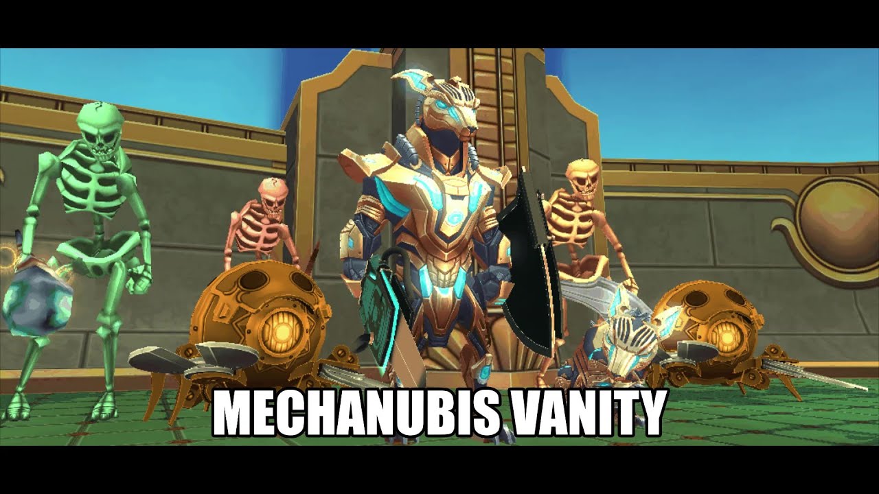 ARCANE LEGENDS- MECHANUBIS VANITY #arcanelegends @wrongguild - YouTube