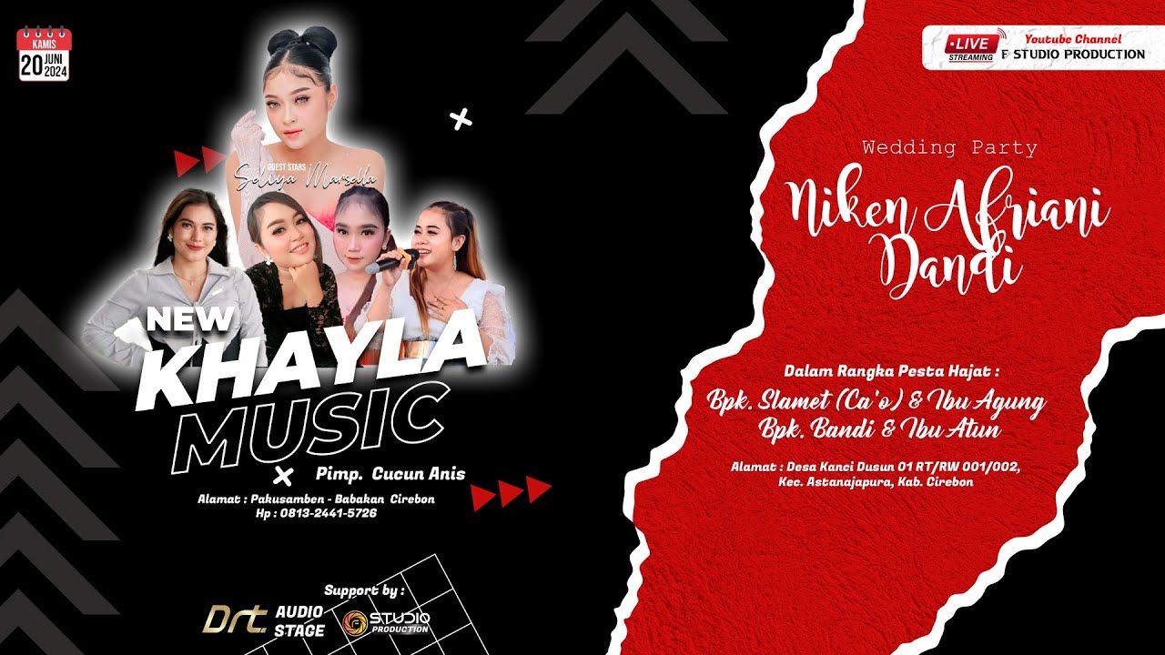 LIVE NEW KHAYLA MUSIC Bersama Seliya Marsella // Kanci, Kamis 20 Juni ...