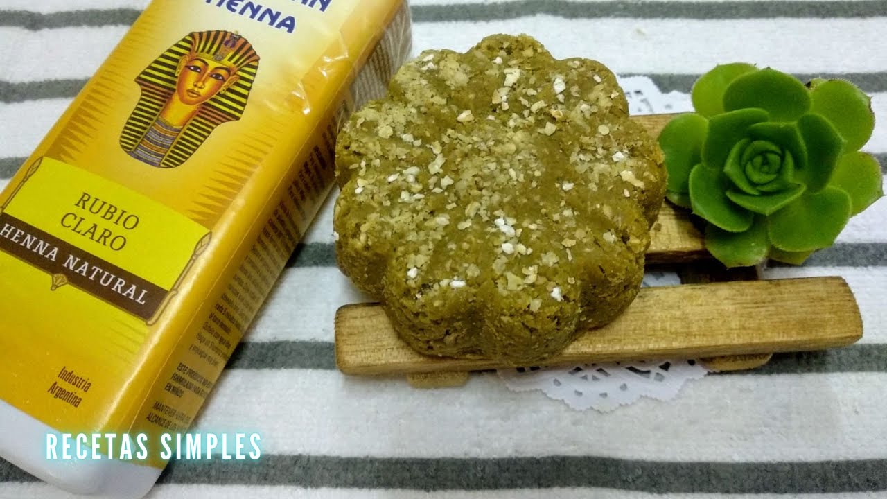 Shampoo sólido de henna // Mantiene el color con reflejos // Recetas ...