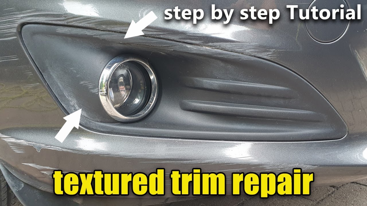 Textured Trim Repair - YouTube