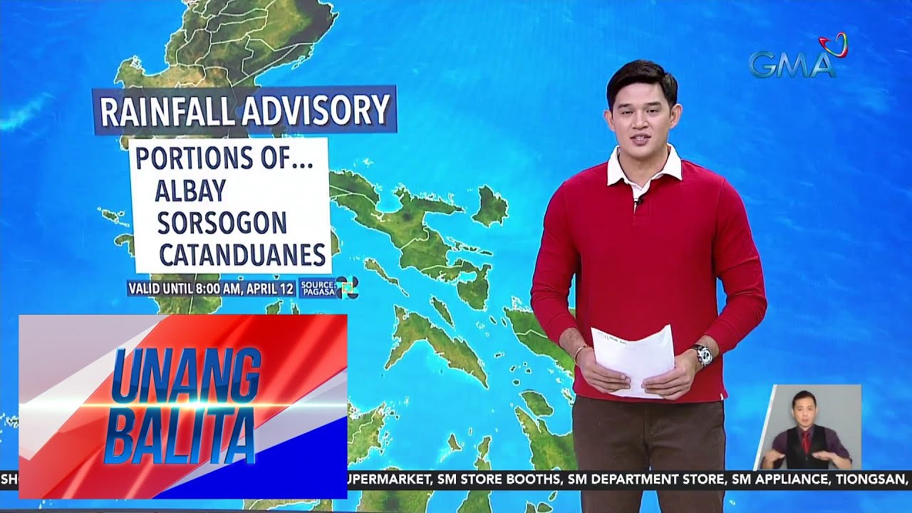 Rainfall advisory, nakataas sa ilang bahagi ng Bicol Region - Weather ...