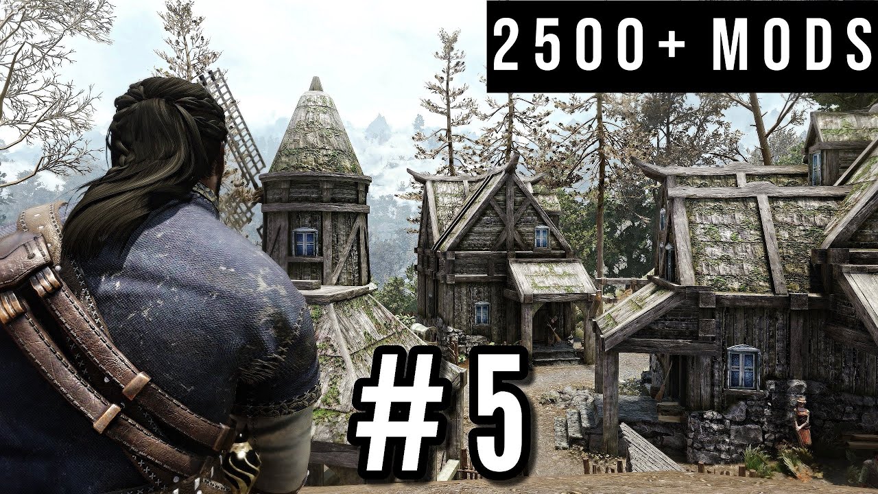 SKYRIM AE Ultra Modded 2500+ Mods Gameplay Playthrough [1440P 60FPS ...