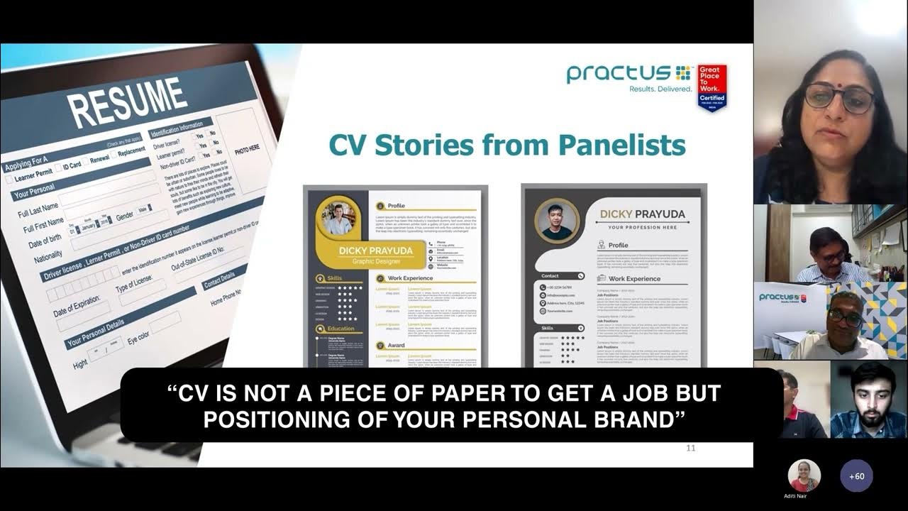 Position Your CV as a Personal Branding Document, Hema Mani, Regional ...