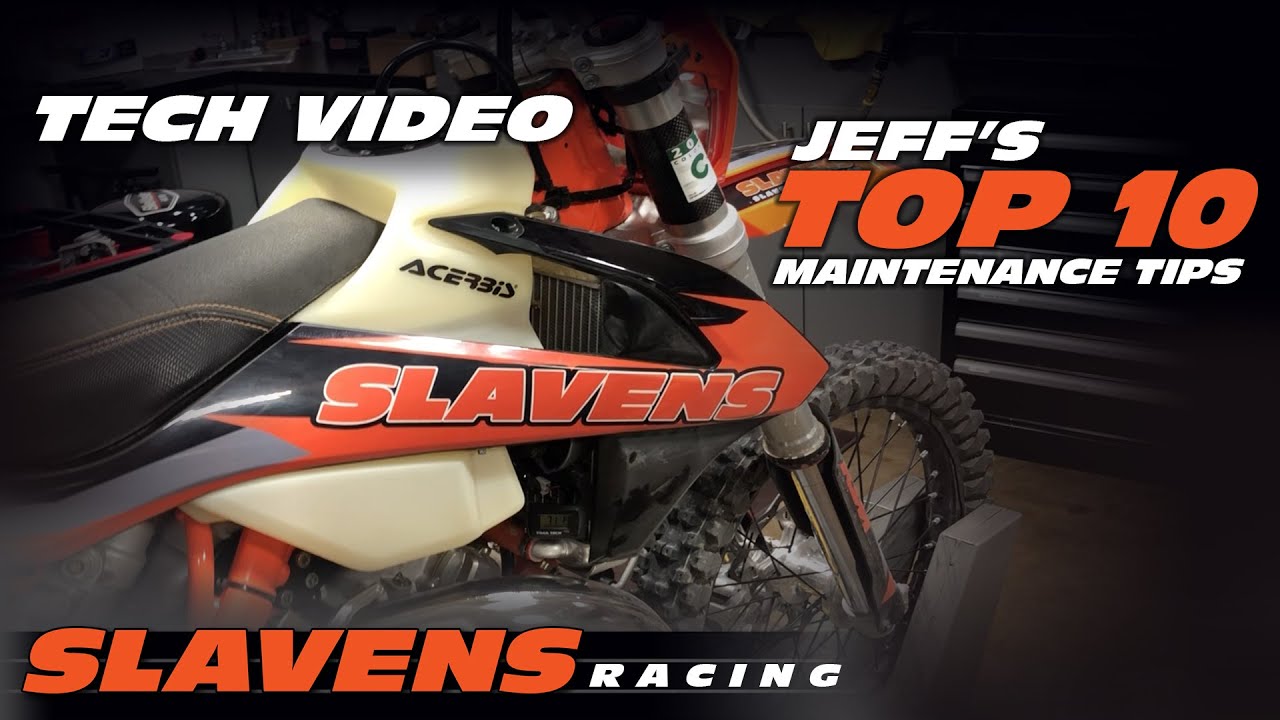Jeff's Top 10 Maintenance Tips - Slavens Racing - YouTube