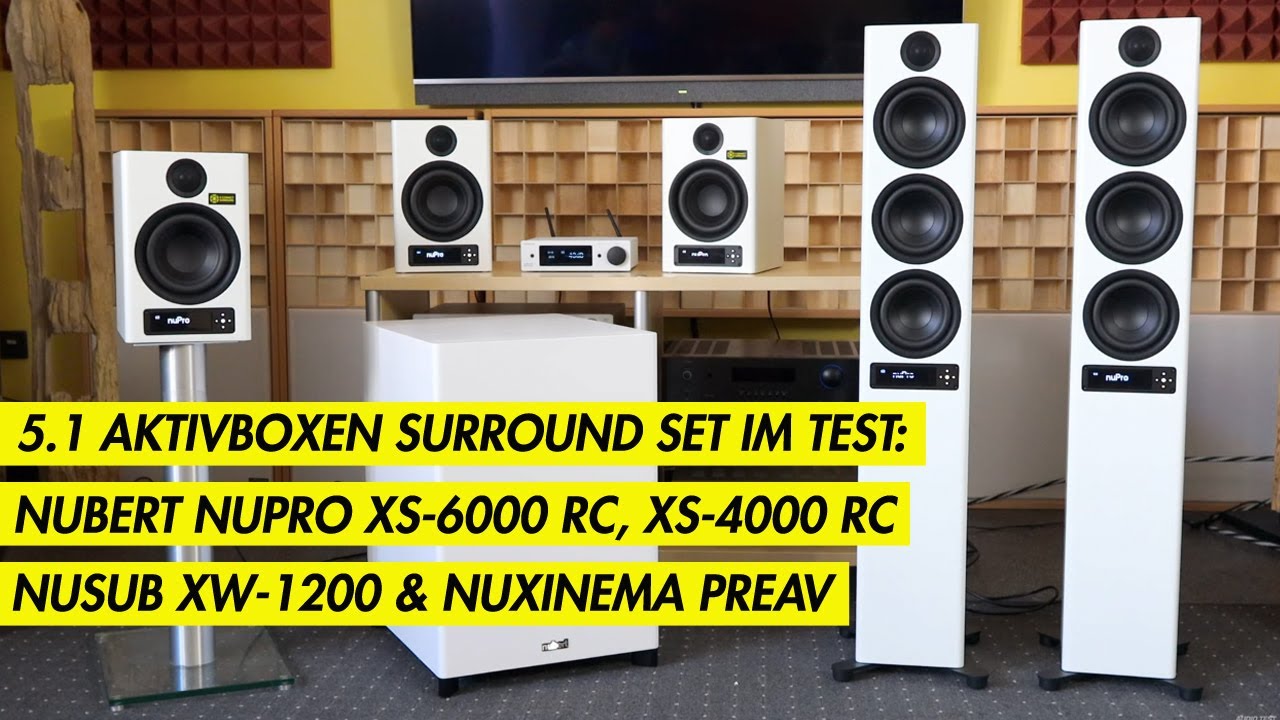 Test: Nubert nuPro XS-6000 RC, XS-4000 RC, nuSub XW-1200, nuXinema ...