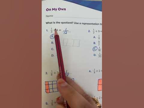 Reveal math grade 5 lesson 11-5 Represent division of unit fractions by ...