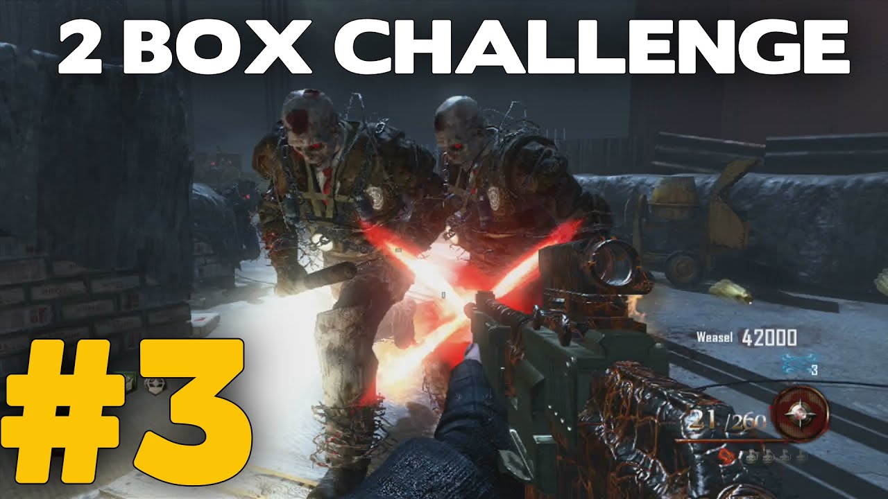 Black Ops 2 Zombies - 2 Box Challenge - "Mob of the Dead" Part 3 - YouTube