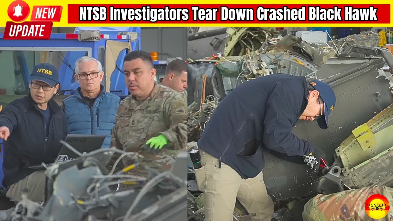** JUST IN ** NTSB Tears Down Black Hawk In Deep Investigation After ...