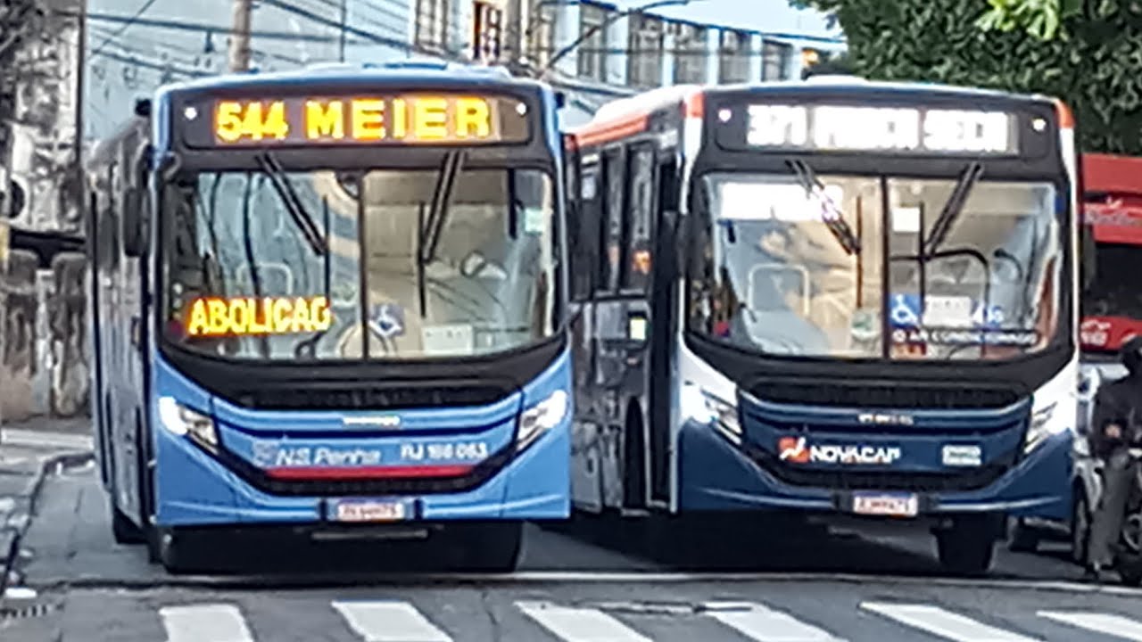 Movimentação de ônibus em Madureira - YouTube