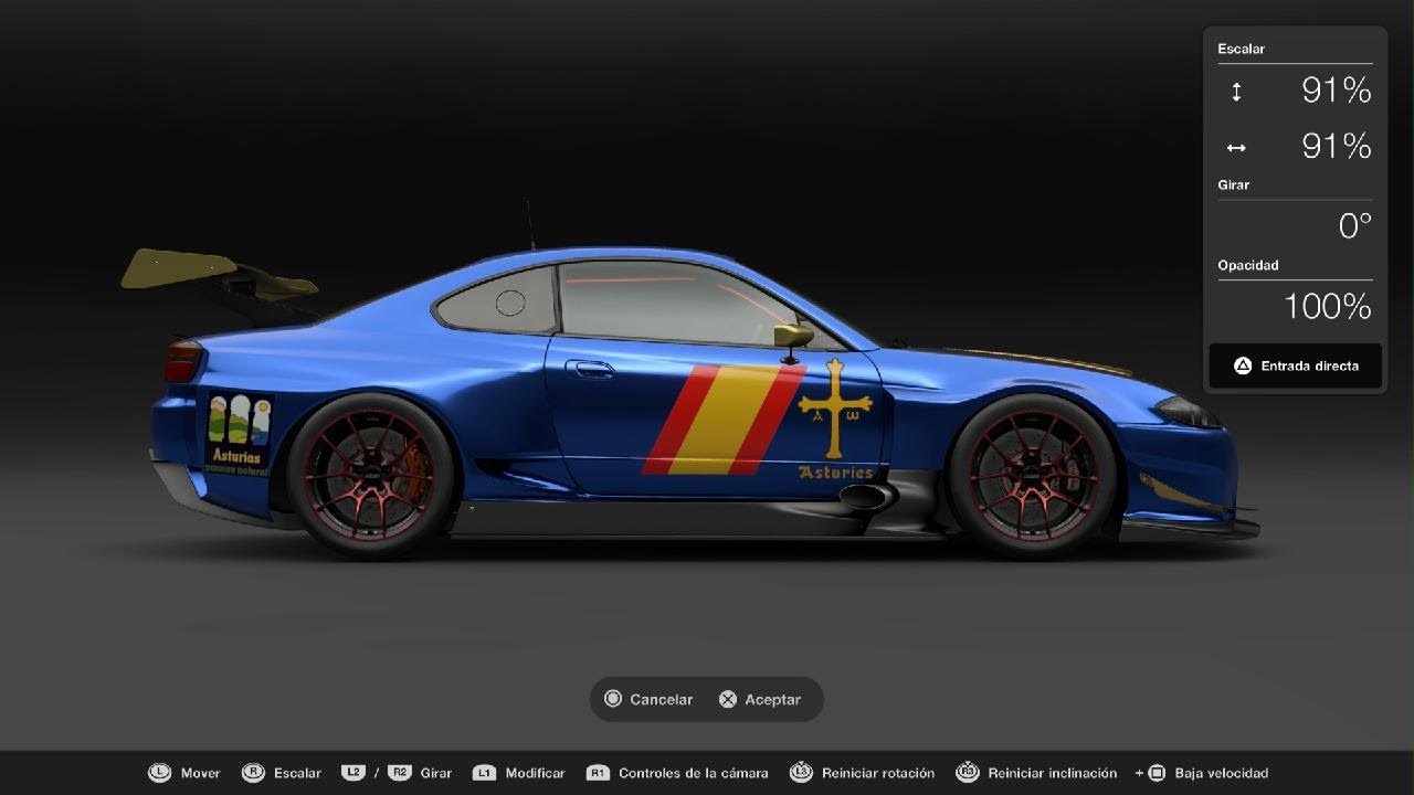 Gran Turismo 7 diseño Silvia ASTURIES GR4 - YouTube