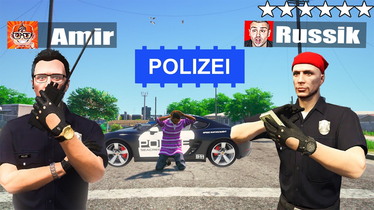 Russik & Amir gehen AUF STREIFE - YouTube