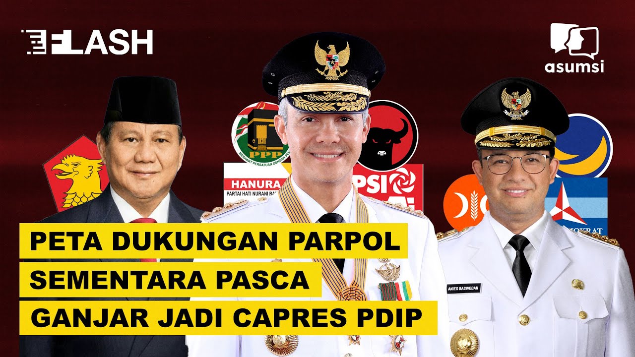 Peta Dukungan Parpol Sementara Pasca Ganjar Jadi Capres PDI-P - Asumsi ...
