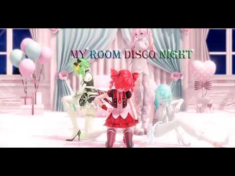 (MMD) My Room Disco Night (4К) - YouTube