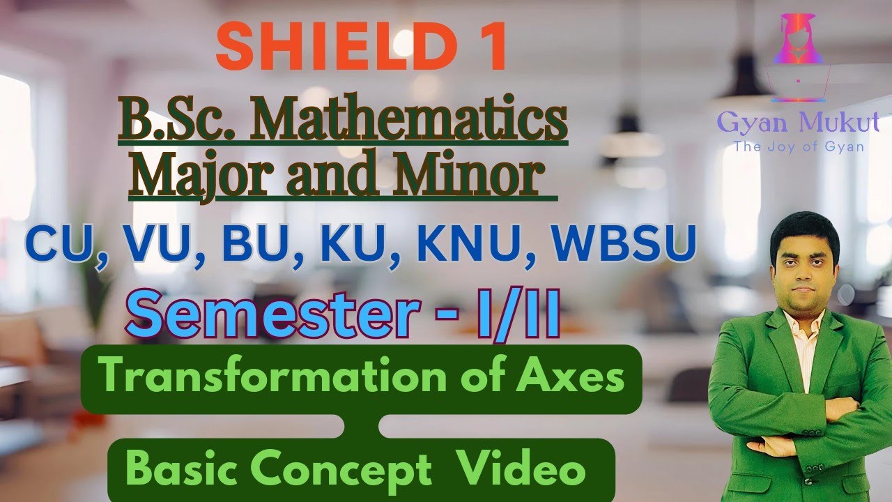 Basics of Transformation of Axes of Two Dimension - YouTube