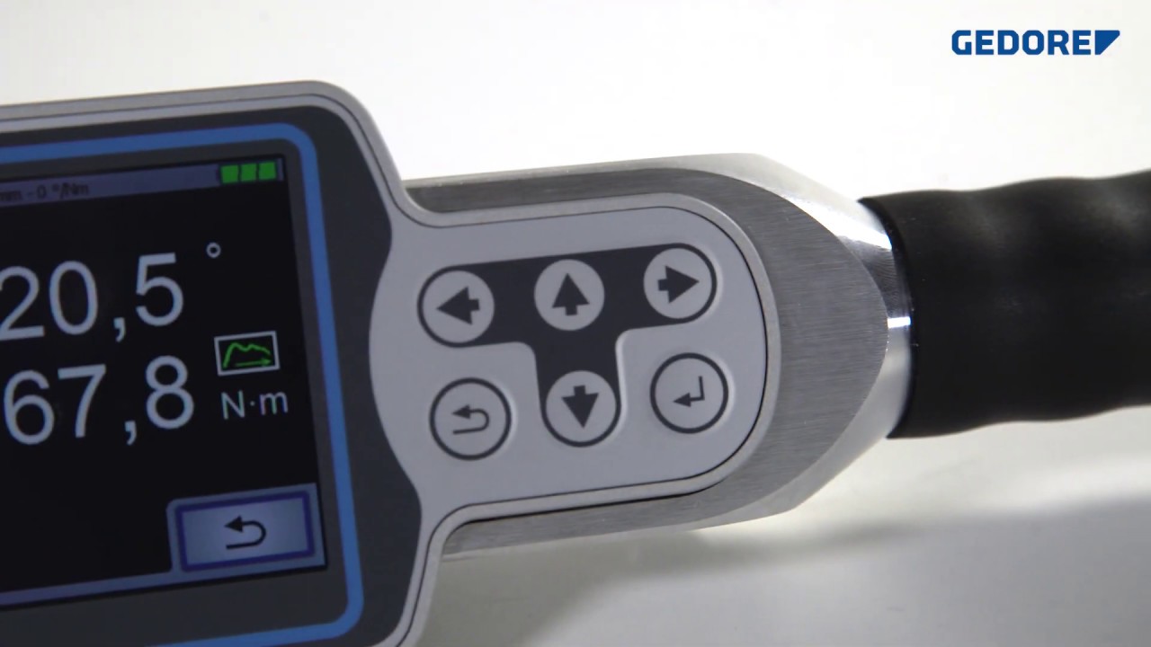 Dinamométrica digital Gedore E-Torc Q para comprobación, análisis y ...