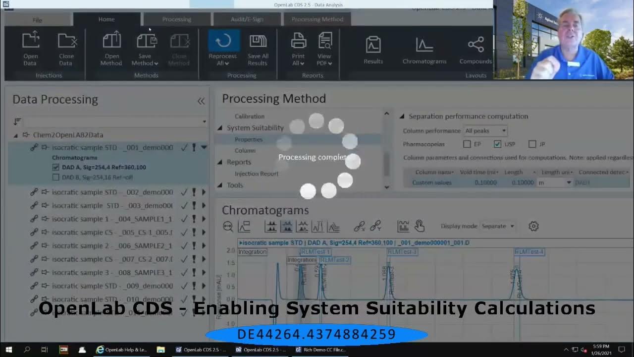 OpenLab CDS Enabling System Suitability Calculations DE44264 4374884259 - YouTube