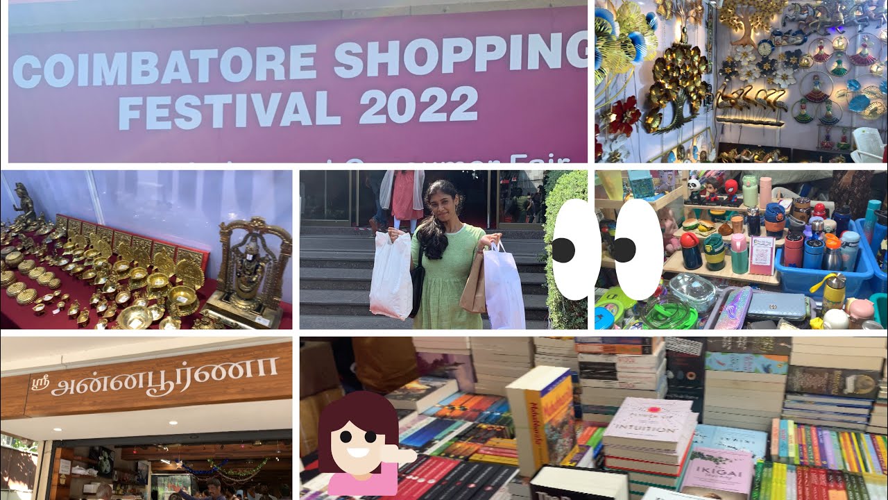Coimbatore shopping festival 2022 | Codissia | Tamil vlog | Day out ...
