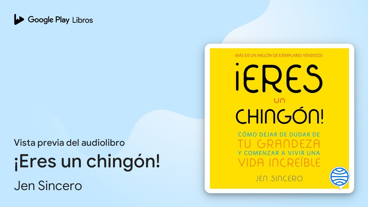 ¡Eres un chingón! de Jen Sincero · Vista previa del audiolibro - YouTube