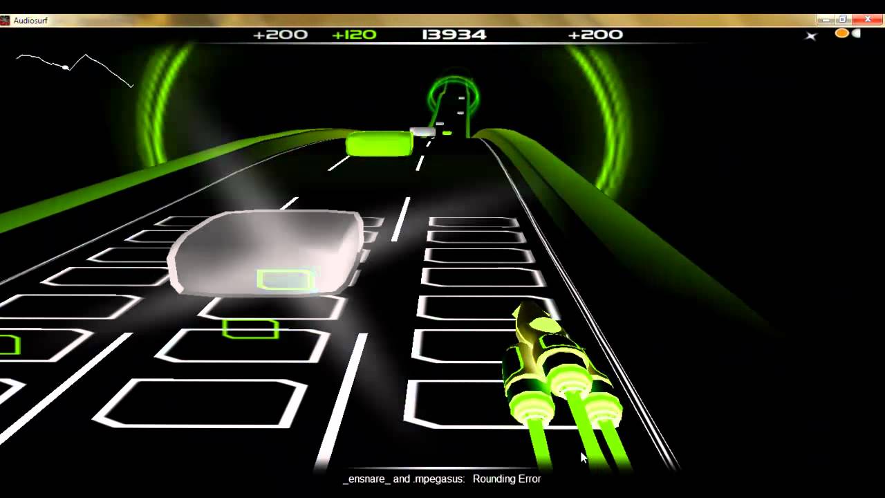 Audiosurf: _ensnare_ & .mpegasus - Rounding Error - YouTube Music