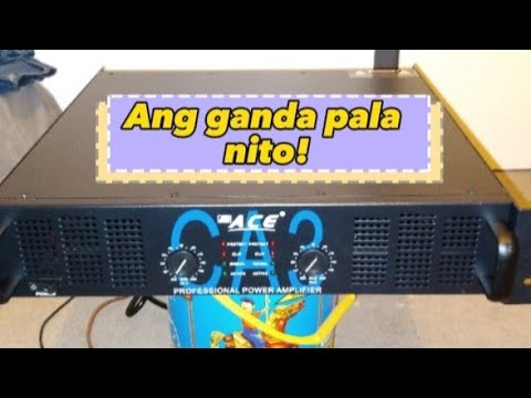 ACE CA3 power amp; unboxing, review & audio testing@SEPH KaSOUNDS - YouTube