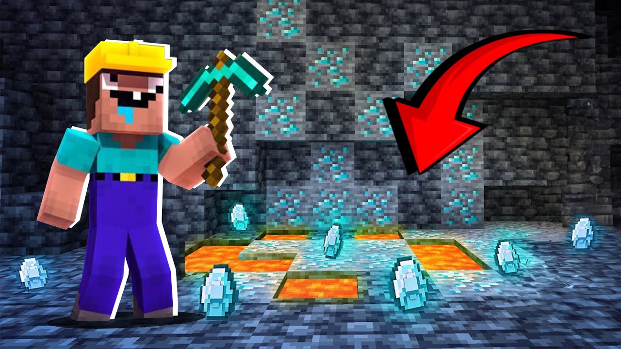 GEVAARLIJKE LAVA Bij DIAMONDS!!! (Minecraft Survival) - YouTube