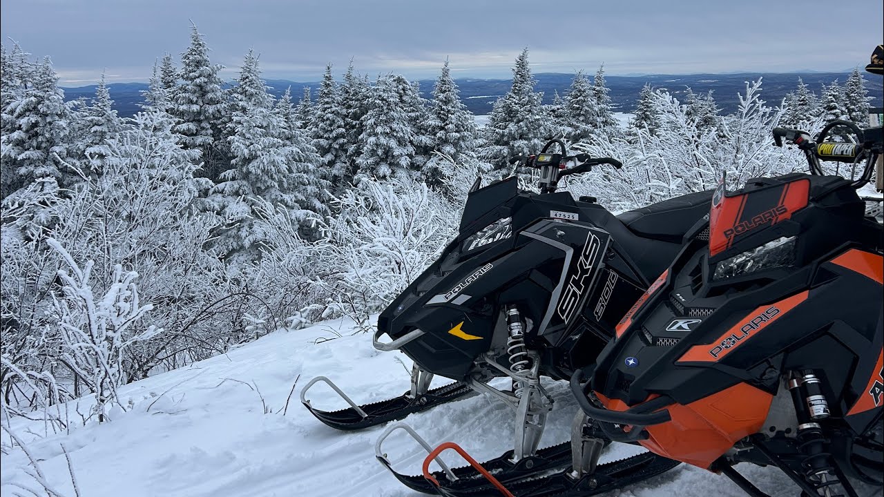 Northern Nh Snowmobiling - YouTube