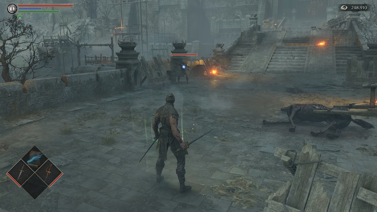 Demon's Souls PS5: Epee Rapier moveset and Weapon Showcase. Location in ...