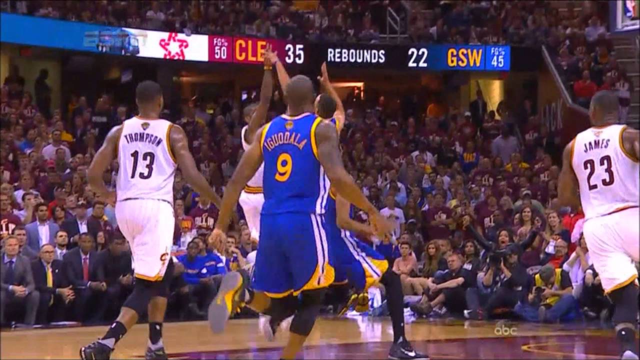LeBron James throws down Kyrie Irving's lob - 2016 NBA Finals Game 3 ...