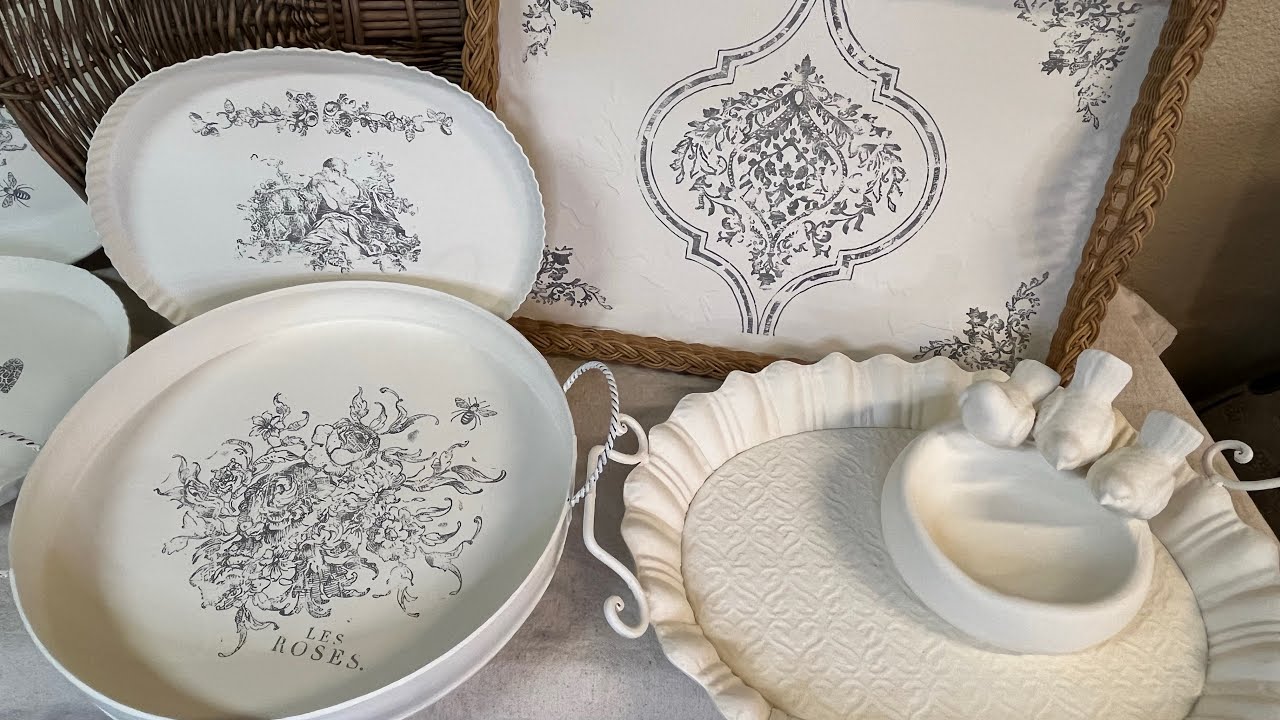 Trays! DIY - Using IOD Stamps To Flip Old Trays - YouTube